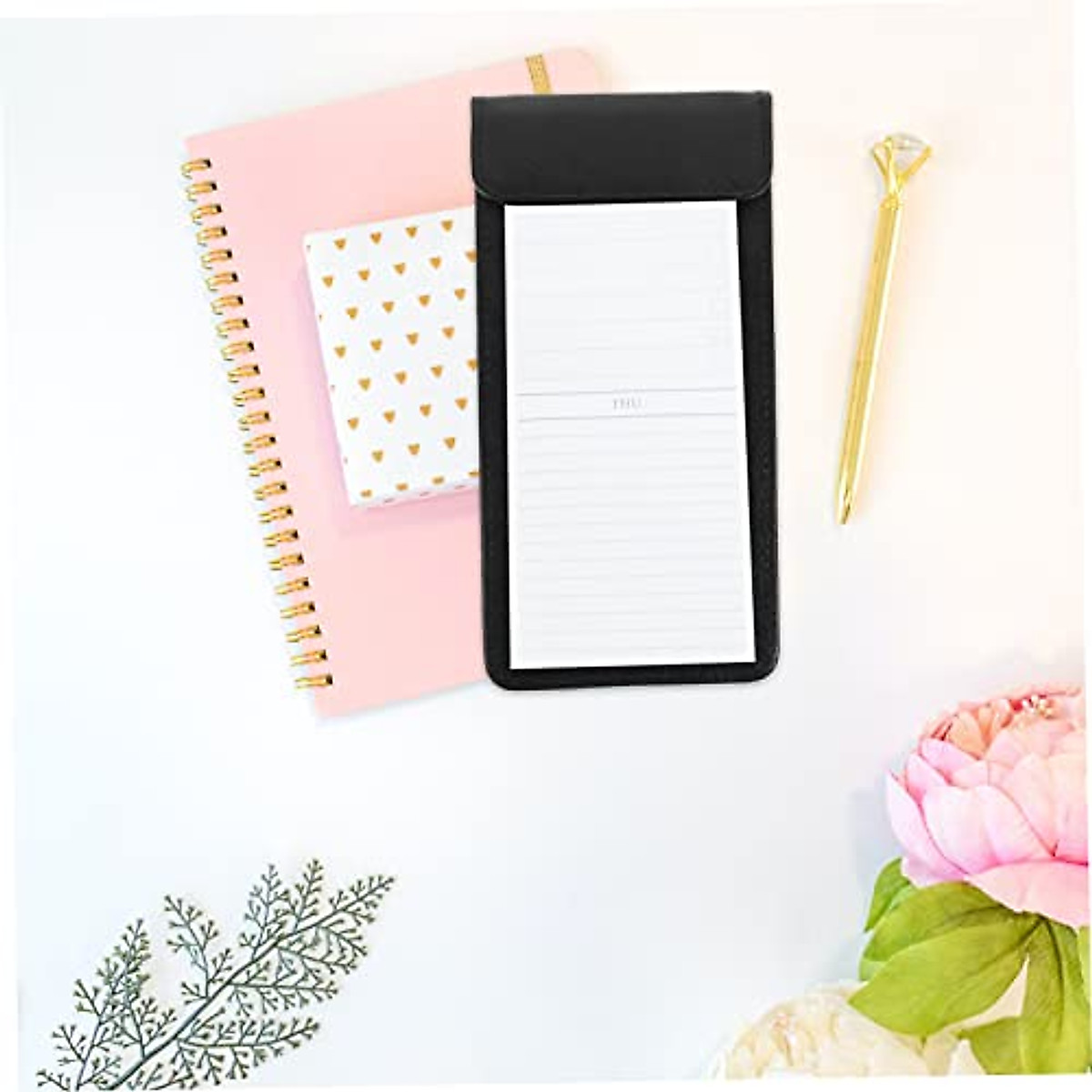 Cabilock 5pcs Bill Folder Office folders Leather File Folder Letter Size clipboards Pocket clipboard exam Paper Clips Business Agent Writing Board Small menu Cardboard Notebook a6 Pencil