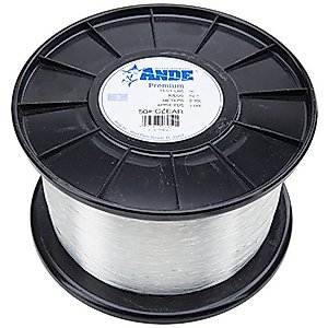 Ande A14-8C Premium Monofilament, 1/4-Pound Spool, 8-Pound Test, Clear Finish