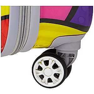 Rockland Vision Hardside Spinner Wheel Luggage, Assorted/Multicolor, Carry-On 20-Inch