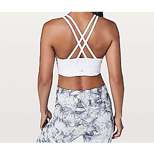 LULULEMON Energy Bra Long Line (White, 6)