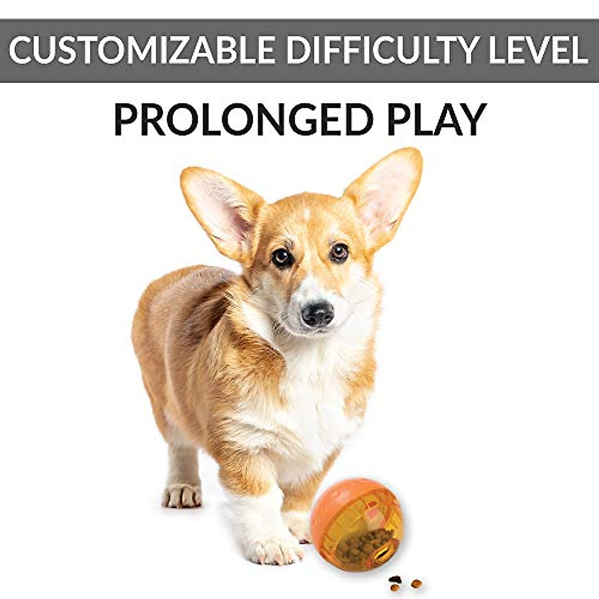 OurPets IQ Treat Ball Interactive Food Dispensing Dog Toy , Assorted Colors