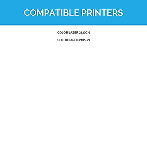 LD Products Compatible Toner Cartridge Replacement for Dell Laser 2130cn & 2135cn High Yield (Black, Cyan, Magenta, Yellow, 4-Pack)