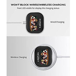 Anime Pattern Compatible with AirPods 2&1 Case, Anime Airpod Case for Boys Girls Teens, Soft Silicone Full Body Protection Shockproof Cover with Keychain