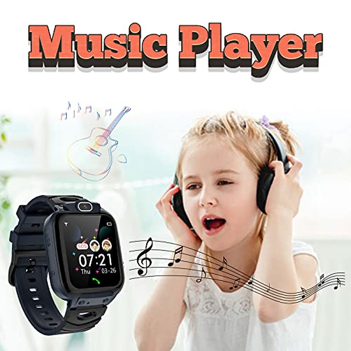 Smart Watch for Kids - Kids Smartwatch Boys Girls Kids Smart Watches with Phone Call Camera 14 Learning Games Alarm Clock Music Player Calculato Torch Recorder for 4-12 Years Kids Toys Gifts…