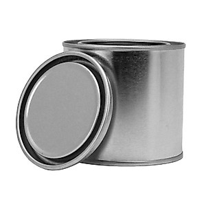 JCP USA Unlined Paint Can Sealable Storage (120mL - .25 Pint, 6 Pack)