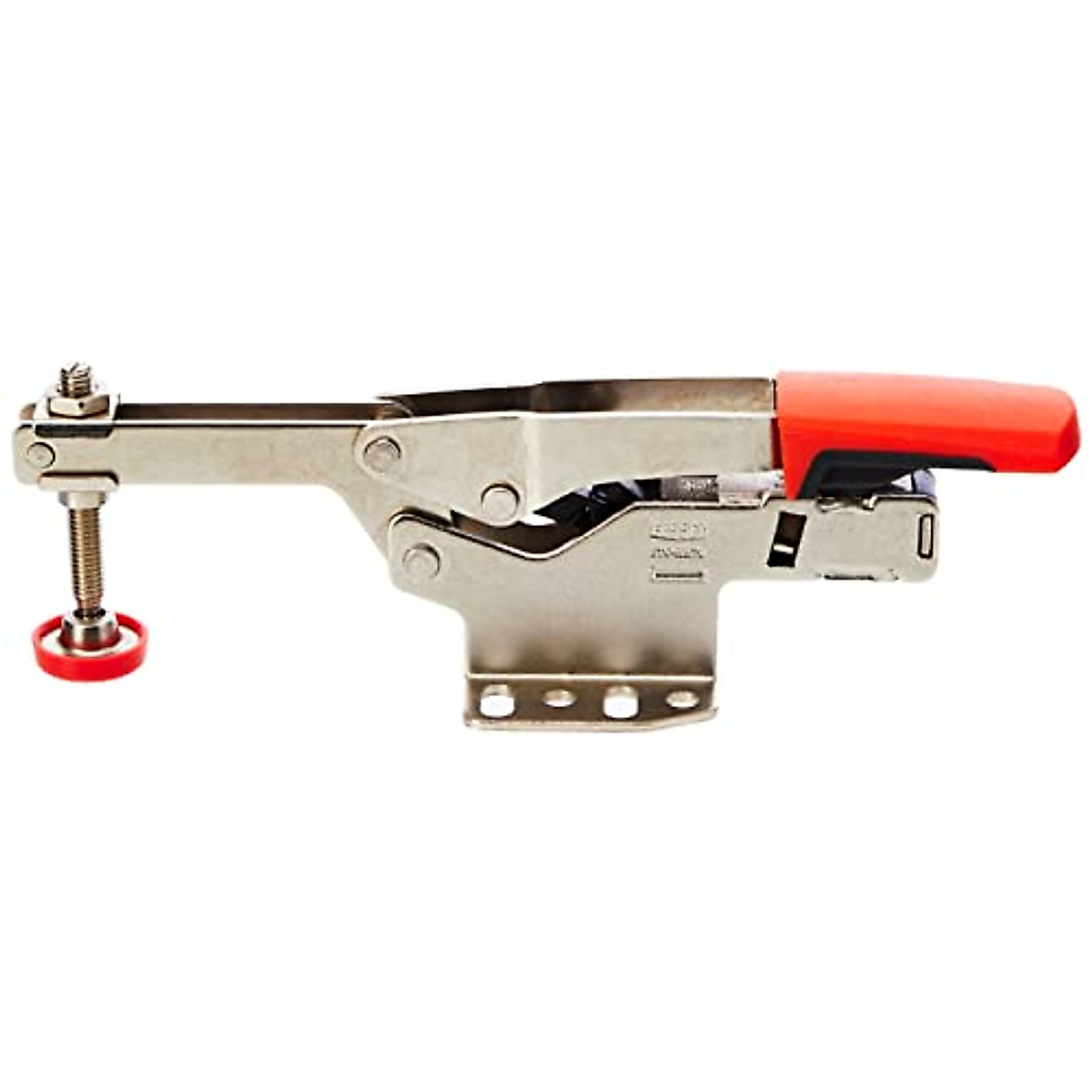 BESSEY STC-HH70 Horizontal Auto-Adjust Toggle Nickel Plated Clamp, Silver