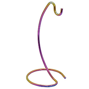 Rainbow Banana Tree Holder Stand Rack Ripen Fruit Evenly Prevents Bruising & Spoiling Multi-Colored Steel