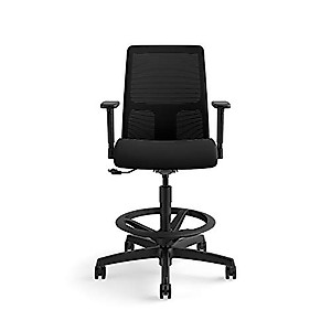HON Ignition Task Stool Chair, in Black (HITS5)