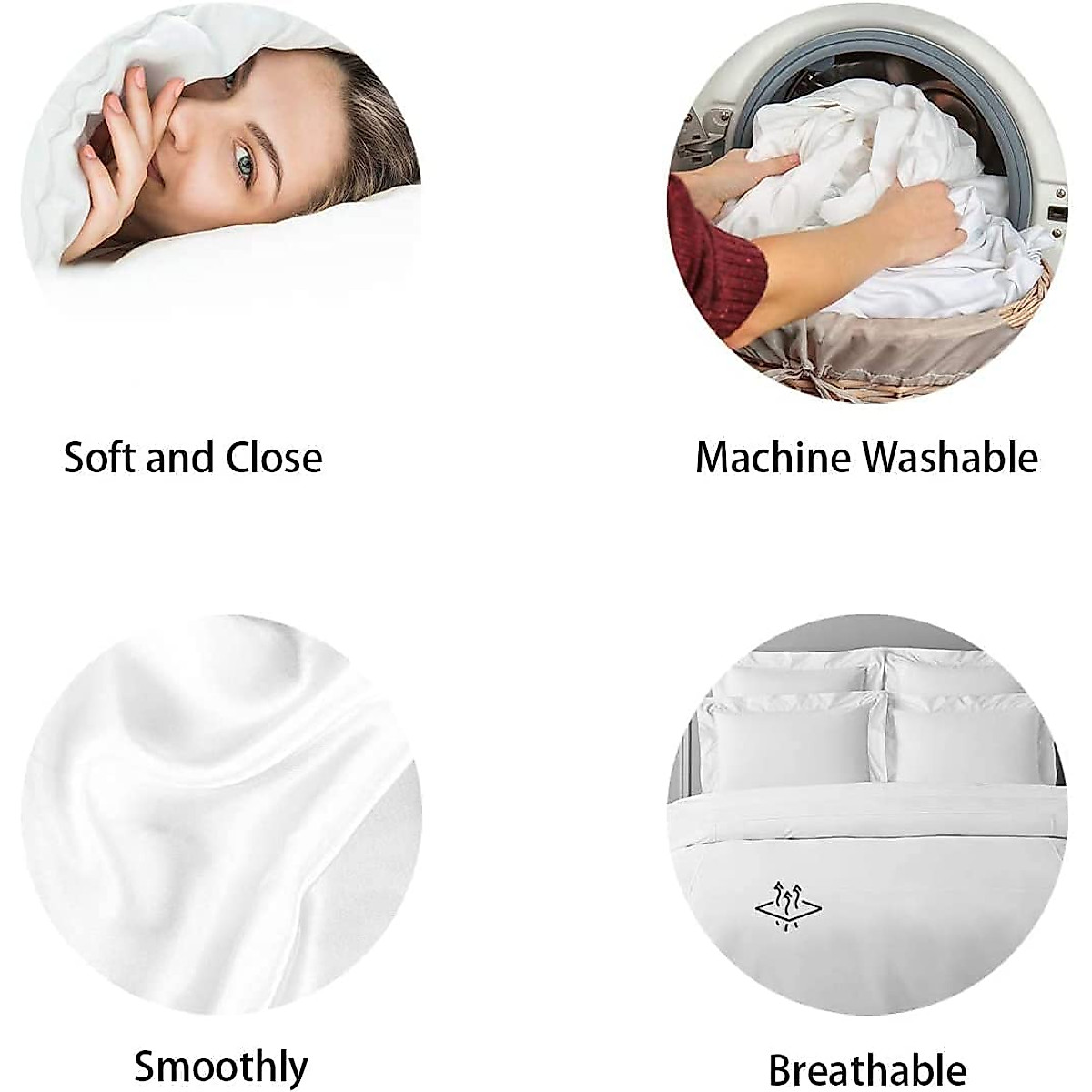 Manfei Christmas Duvet Cover,Snowy Trailer Truck Xmas Gifts Quilt Cover(No Filler),Winter Snowman Pine Trees Romantic Blue White Bedding Set with 2 Pillowcases,Teens Room Decor,Queen Size