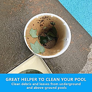 30 Pack Pool Skimmer Socks, Pool Filter Socks Net Saver for Inground and Above Ground Pools/Pool Skimmer Baskets, Mesh Screen Liner Skimmers Cleans Debris and Leaves