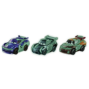Disney Pixar Cars Mini Racers Glow-in-the-Dark Series 3-Pack