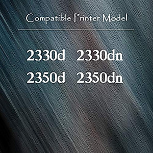 (2 Pack) TG Imaging Compatible Toner Cartridge Replacement for Dell 2330dn 2330 Toner (2xBlack) for PK941 330-2650 for Dell 2330d 2330dn 2350d 2350dn Printer