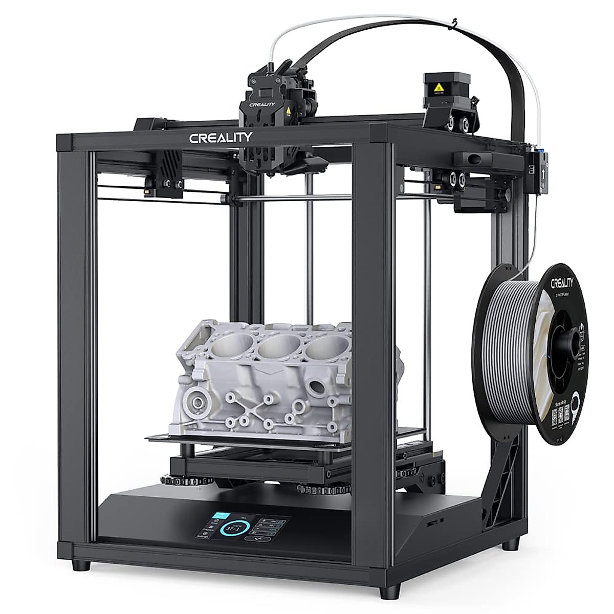 Official Creality Ender 5 S1 3D Printer 250mm/s Printing Speed with CR Touch Auto Leveling, Sprite Extruder, High Precision Z-axis, Removable PC Build Plat