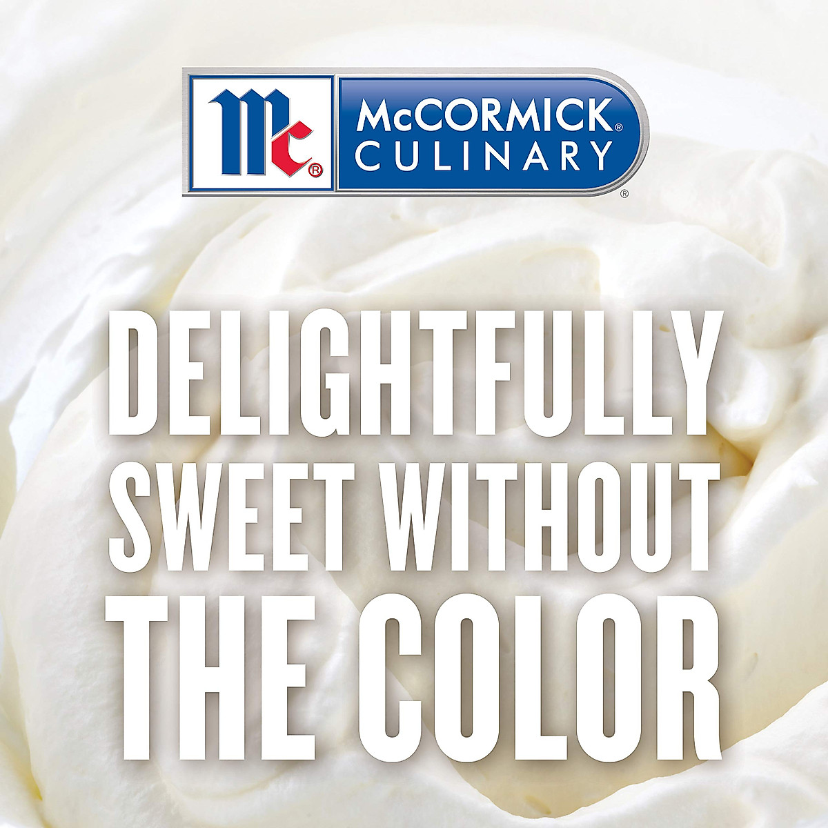 McCormick Culinary Clear Imitation Vanilla Extract, 32 fl oz - One 32 Fluid Ounce Bottle of Clear Vanilla Flavoring for Baking, Perfect in Baked Goods, Frostings, Custards and Desserts