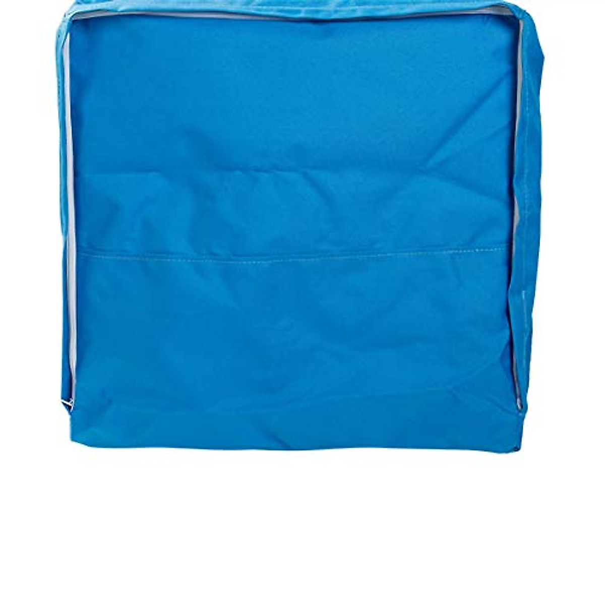 Soft Bean Bag Chairs for Kids and Adults, Lazy Lounge Storage Bean Bag Chair Cover Unfilled Sofa Beanbags Stuffed Animal Storage Indoor Outdoor (Blue - B, 23.6x25.6inch)
