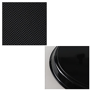 Pekky 4 Packs Plastic Round Serving Trays, Multi-Purpose Fast Food Trays, RE