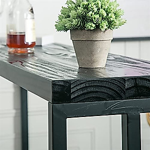 MUTYNE Bar Table Bar Tables and Chairs Coffee Shop Bars High Bar Tables Entertainment Places Long Bar Tables, Not Included Chairs Wine Table (Size : 160 * 40 * 85cm) (Size : 140 * 40 * 85cm)