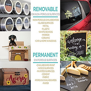 JumpOff Jo - 48 Pack of Liquid Chalk Markers – Reversible Chisel and Round Tip - Neon, Metallic, and White Included