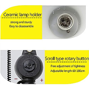 LINKANRUO Heating Lamp 2 Pack - Buffet Retractable Heat Lamp for Parties, Catering and Food Service - Keep Food Warm with Food Heat Lamp, Ideal Restaurant Supplies Lamps(A)