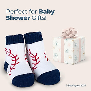 Bearington Baby Lil' Slugger Newborn Boy's Baseball Socks