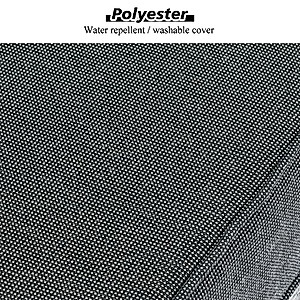 HOOOWOOO Outdoor Patio Furniture Set 13 Pieces Wicker Outdoor Sectional Furniture Set Sectional Patio Conversation Set Modular Outdoor Sofa Set with Gas Fire Pit Table,Coffee Side Table,Black