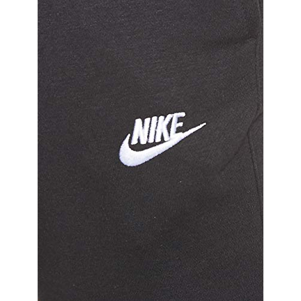 Nike Men's Sportswear Open Hem Club Pants, Black/White, X-Large