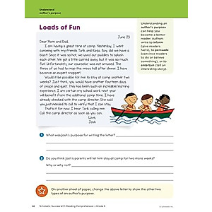 Scholastic Success with Reading Comprehension Grade 5 Workbook