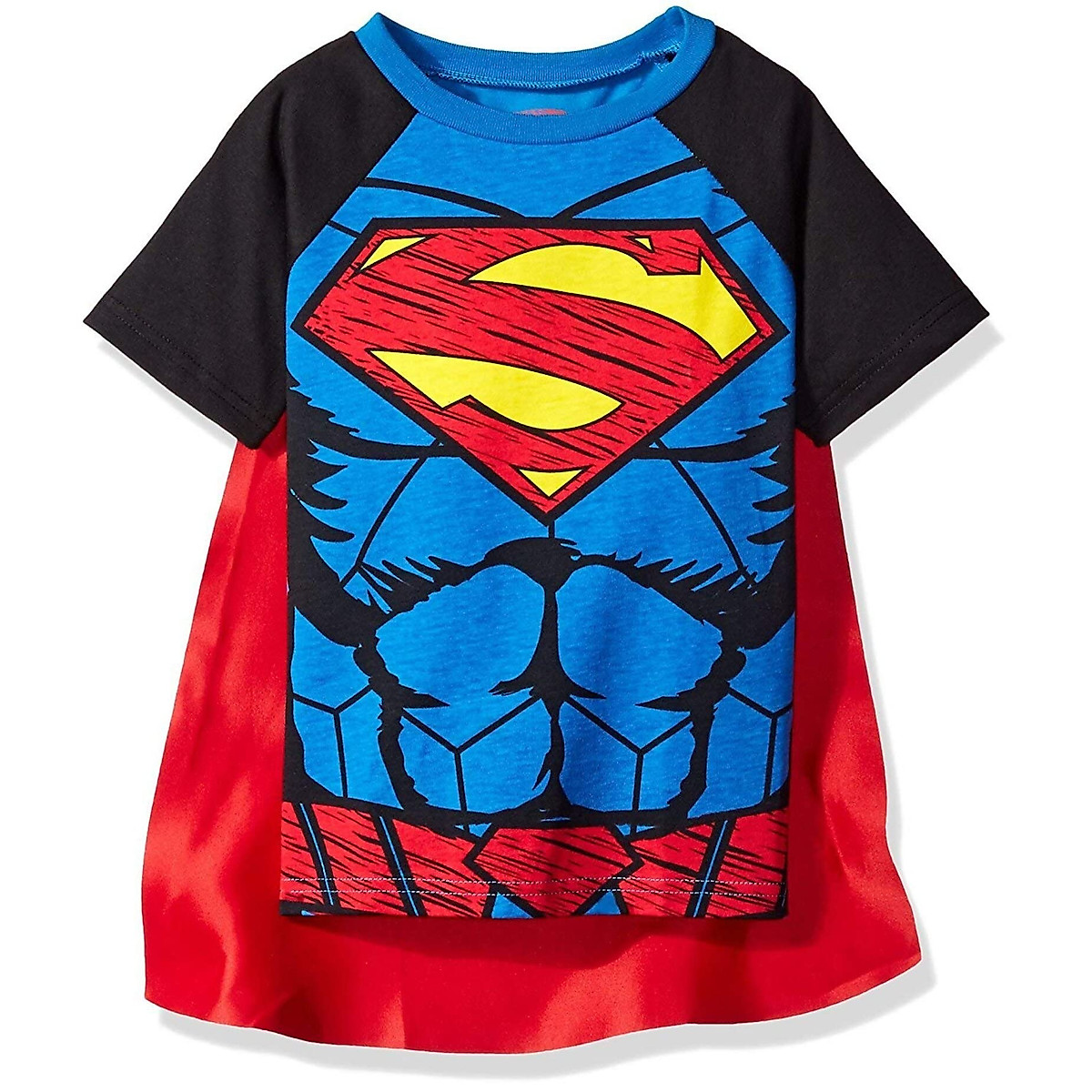 Warner Bros. Toddler Boys Superman Cape T-Shirt Set Blue 3T