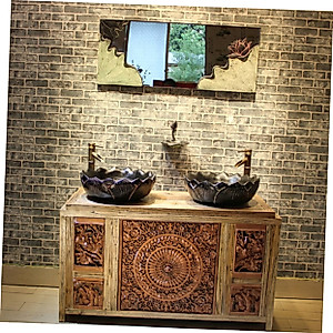 Angoily 1pc Copper Basin Faucet Kitchen Faucet Cotton Round Holder Faucets for Bath Sinks Bathtub Faucet Bath Faucet Bathroom Faucet Sink Sprayer Bathroom Sink Faucet Water Tap Wash Basin