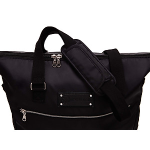 Sarah Wells Lizzy Breast Pump Bag - Compatible with Spectra, Medela, and More - Insulated Cooler Pocket (Black)