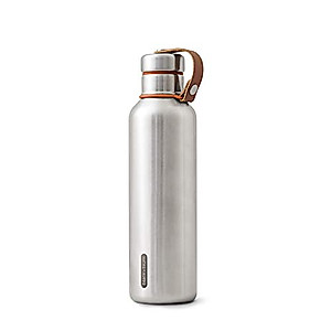 BLACK + BLUM Stainless Steel Insulated Water Bottle | Stylish Leak-Proof Drinking Vacuum Thermo Flask, Canteen for Hot or Cold Drinks | Orange, 25 oz / 750 ml