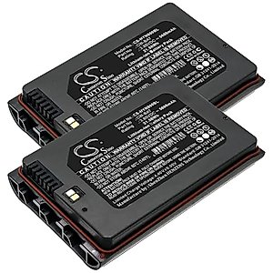 SCESMIA 2pcs Replacement Barcode Scanner Battery for H-oneywell CN80L0N, Dolphin CN80, Fits CW-BAT CX80-BAT-EXT-WRLS1 8754-871810-01 3.85V 5600mAh