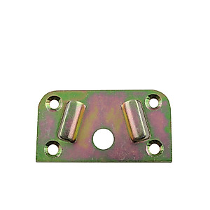 Bed Rail Bracket JCBIZ 2pcs Color-Plated Metal Wood Bed Rail Fittings Bed Slat Connector