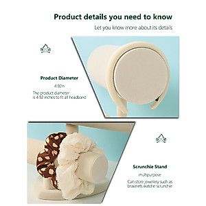 Ausalivan Headband Holder Organizer,Head Band Stand For Girls Room,Hair Band Storage For Women,Hair Accessories Display Rack,Mouse Ear Holder