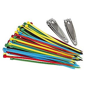 Travelon Travel Accessories Secure-A-Bag Cable Ties - Multi-Color