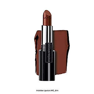 L'Oréal Paris Infallible Le Rouge Lipstick, Forever Frappe, 0.09 oz.