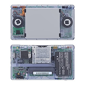 eXtremeRate Glacier Blue Replacement Full Housing Shell for Nintendo DS Lite, Custom Handheld Console Case Cover with Buttons, Screen Lens for Nintendo DS Lite NDSL - Console NOT Included