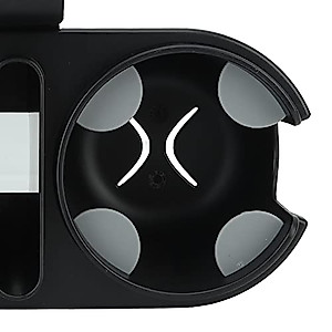 Car Back Seat Cup Organizer Cell Phone Drink Holder Headrest Backseat Holder Tray Black