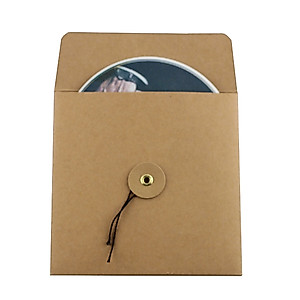 Wyvern Resleeve Cardboard Cd Sleeve 10 Pack/Set 5.11"×5.11" (13×13cm) Brown Wv-cdpch-br