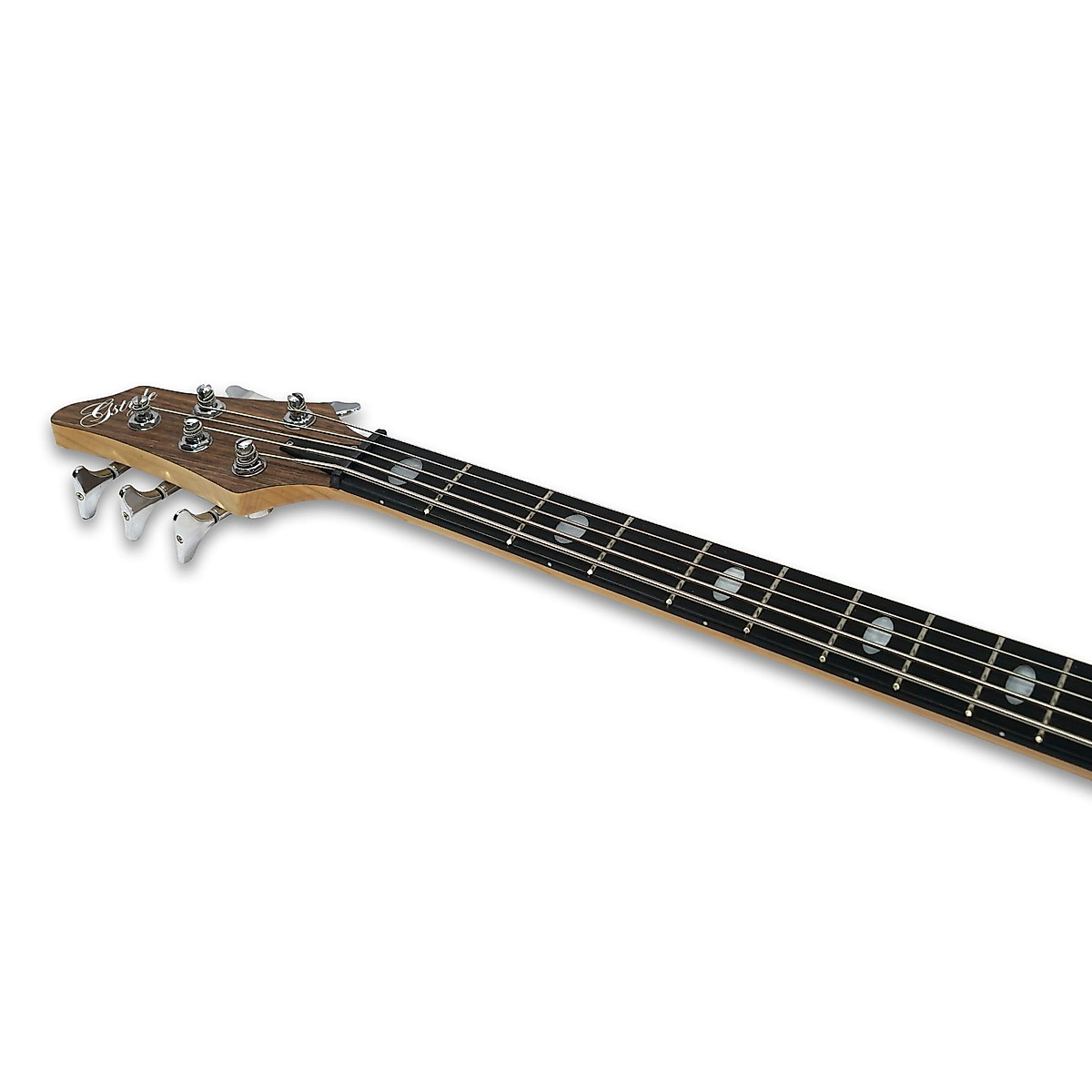 TARIO 5 String Electric Bass Guitar Millettia Laurentii+Okoume body maple neck