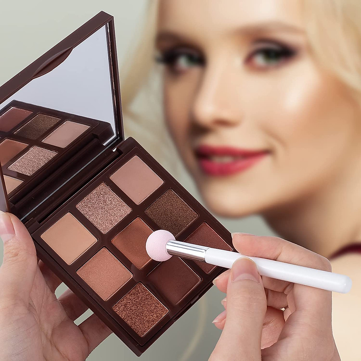 SALOCY Mushroom Powder Puff,6 Pieces Foundation Sponge Powder Puff Sponge Make Up Brushes, Concealer Brush Sponge for Women Girls…