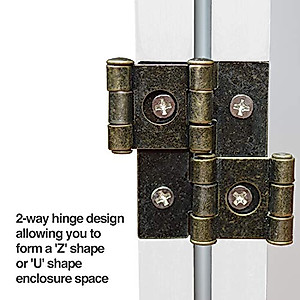 PetFusion ModestCat Litter Box Privacy Screen (3' Tall; 4' Wide, White). Cat Litter Box Furniture Best for Your Cat's Health