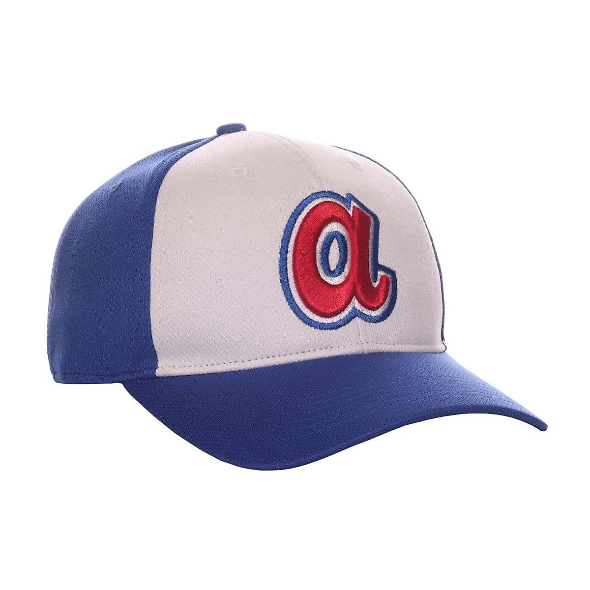 OC Sports Atlanta Braves Cooperstown White Legacy Vintage Throwback Hat Cap Adult Men's Adjustable