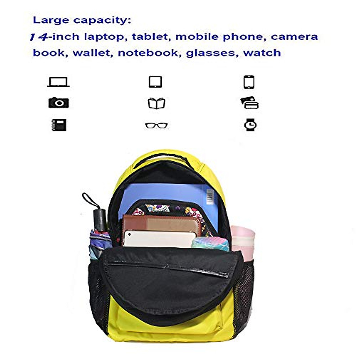 Cute Panda School Backpack for Kids Girls/Boys Teens Bookbag Student Backpacks Travel Daypack Shoulder Bags Medium