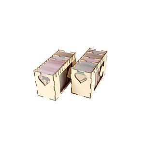 The Broken Token Game Organizer Compatible with Middara: Unintentional Malum - Act 1 - Wooden Game Organizing Box with Multiple Trays