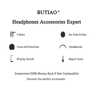 PXC550 Ear Pads, Replacement Protein Leather Ear Cushions Cups Memory Foam Earpads Earmuffs for Sennheiser PXC550 PXC480 MB660 PXC 550 480 MB 660 UC MS Headphones - Black