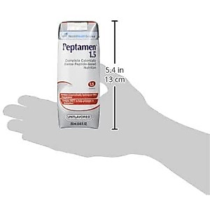 Peptamen 1.5 Complete High Calorie Elemental Diet Unflavored Liquid - 8.4Oz X 24Cans/Case
