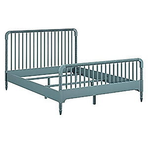 Little Seeds Rowan Valley Linden Kids’ Full Size Teal Bedframe Platform,