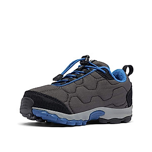 Columbia Childrens Firecamp SLEDDER 3 Waterproof Hiking Shoe, Dark Grey/Royal, 10 US Unisex Little Kid