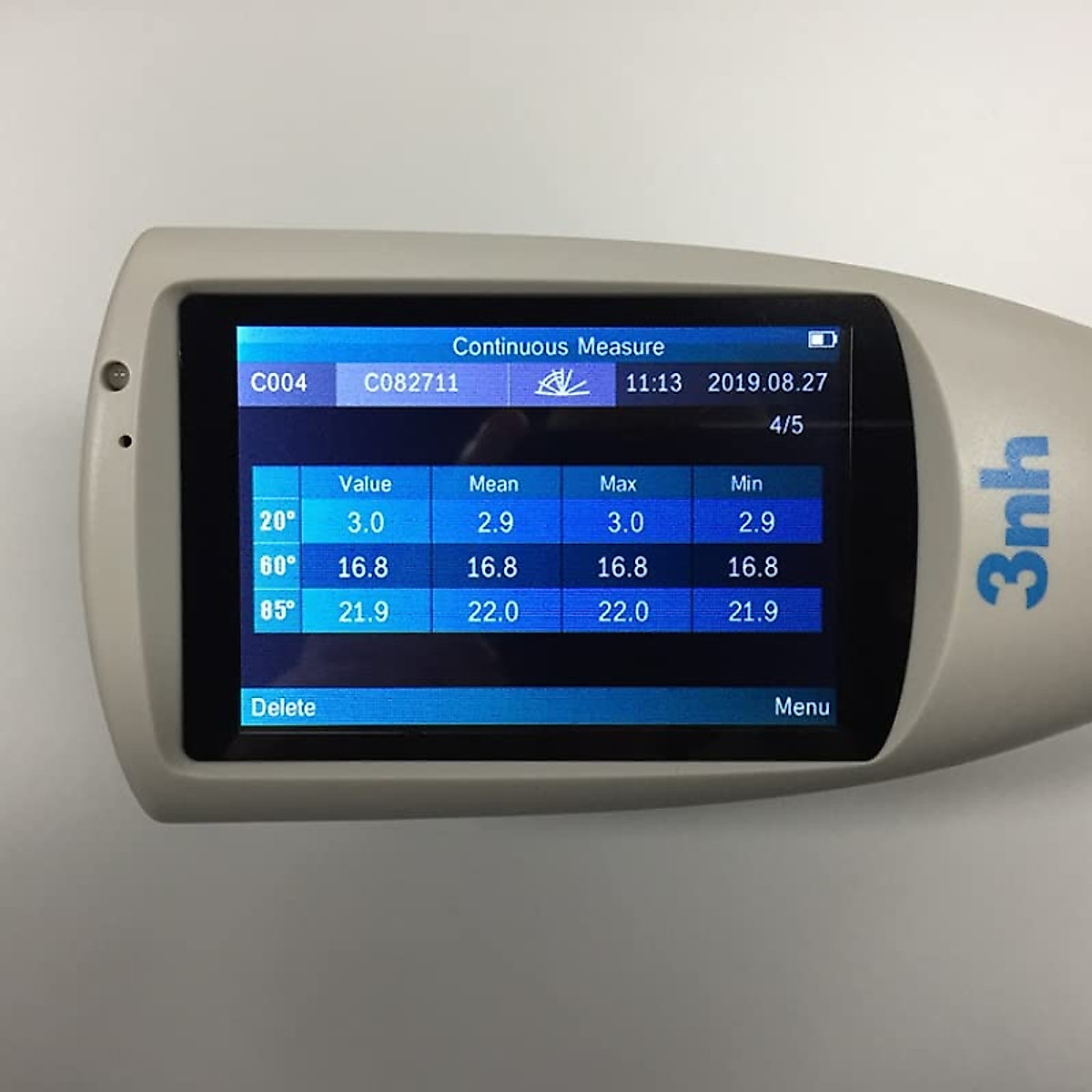 Three Angle Gloss Meter for Paint Glossmeter NHG268 Precise with Touch Screen